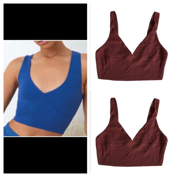 La Hearts | Tops | Deep V Neck Rust Crop Top By Pacsun | Poshmark